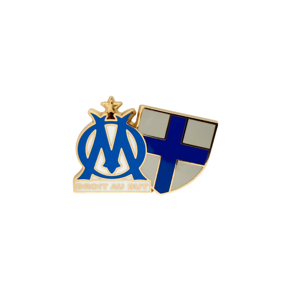Olympique de Marseille - Pin Badge Logo & Coat of Arms – Am Ball